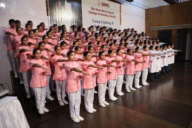 ‘Lamp Lighting & Oath Ceremony’ (12) | SRMS College of Nursing